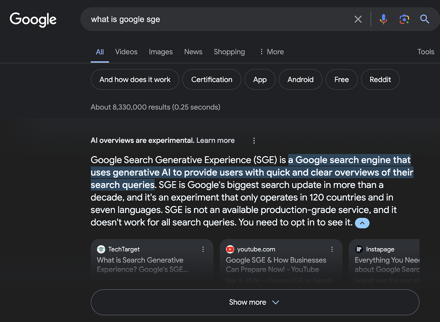 How to Prep for an SGE-Driven Search Experience - Pledgr